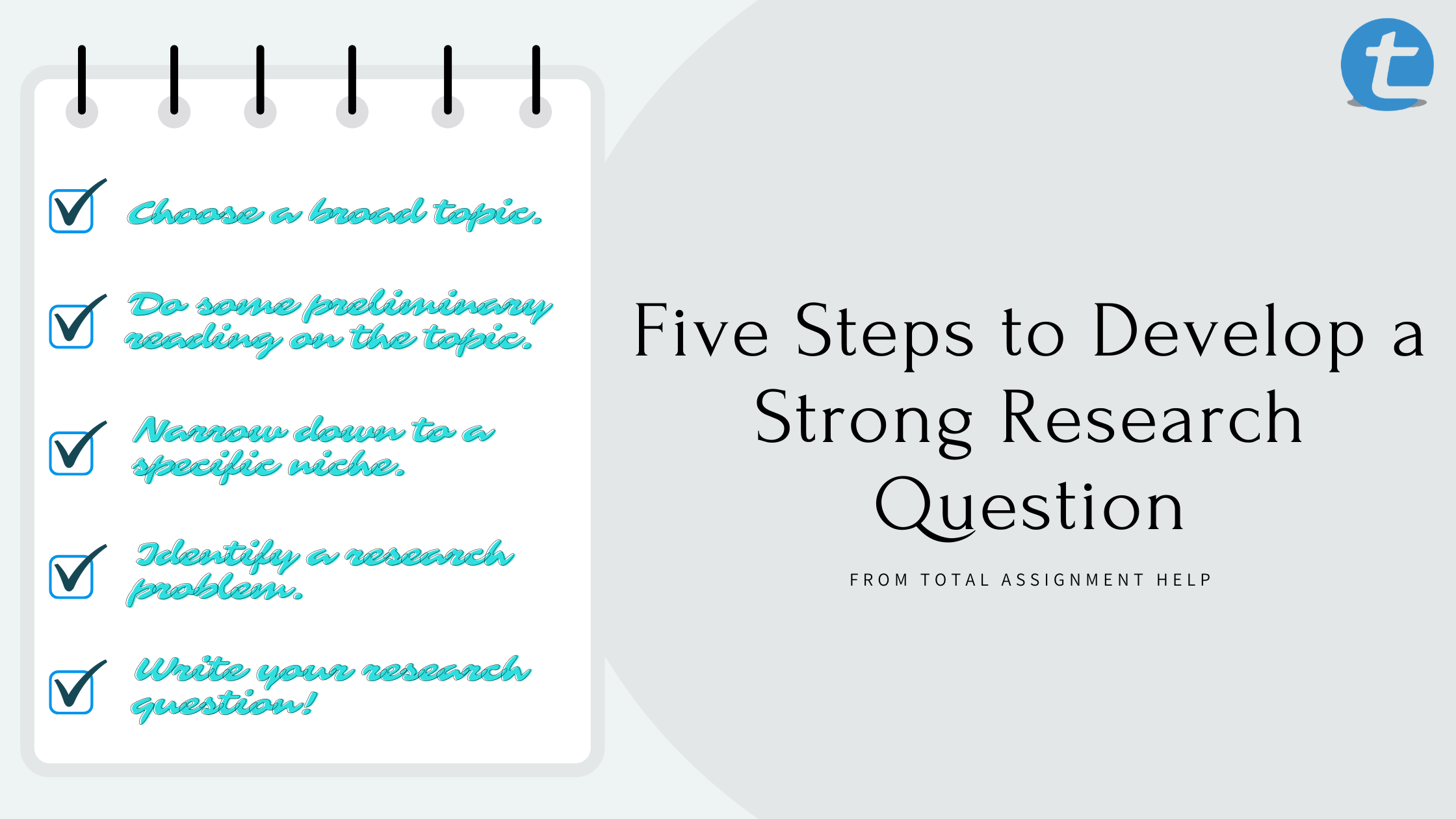 Five Steps to Develop a Strong Research Question | Total Assignment Help Five Steps to Develop a Strong Research Question | Total Assignment Help